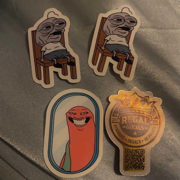 Depressed Pim Vinyl Sticker | Smiling Friends - Etsy