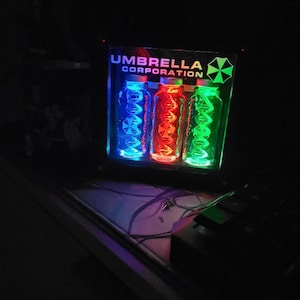 Resident Evil Umbrella Corporation C-virus chrysalid Virus Vial Prop - Etsy