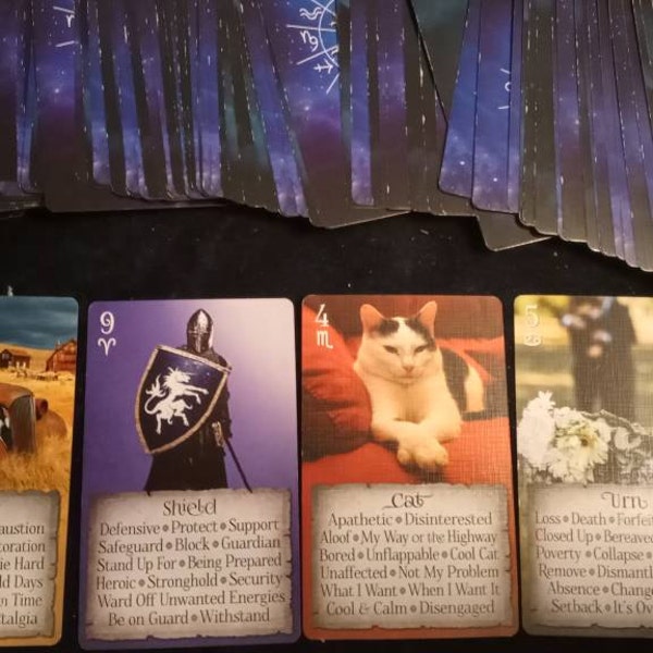 360 Oracle Card Deck Set – In2it Oracle & Zodiac Decks With Keywords ...
