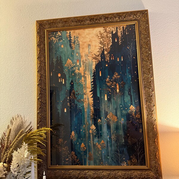 Selene Goddess of the Moon Matte Print Greek Goddess of the Moon Wall ...