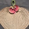 Wedding Bamboo Hand Fans, Beach Wedding Fans, Tropical Hand Fan Favors ...