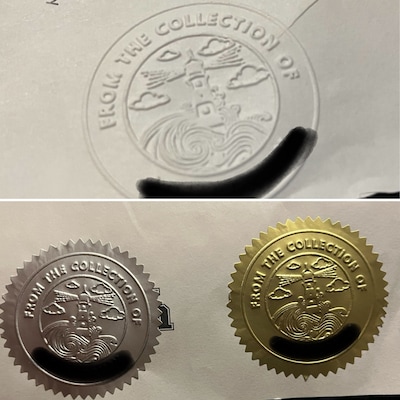 Custom Family Crest Embosser,coat of Arms, Unique Seal Embosser ...