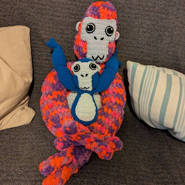 Crocheted Gorilla Tag Pattern - Etsy