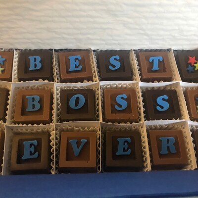 Best Boss Ever Chocolates Happy Boss's Day Chocolates Gift for Boss ...