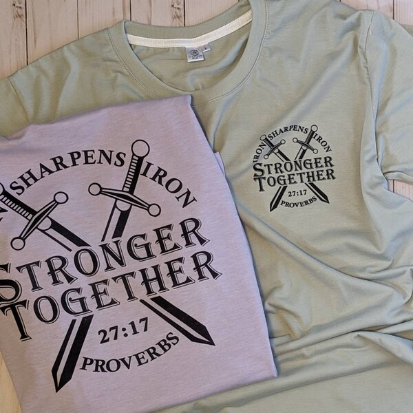 Stronger Together Svg, Iron Sharpens Iron Svg, Proverbs 27:17 Svg, Mens Retreat Svg,mens ...