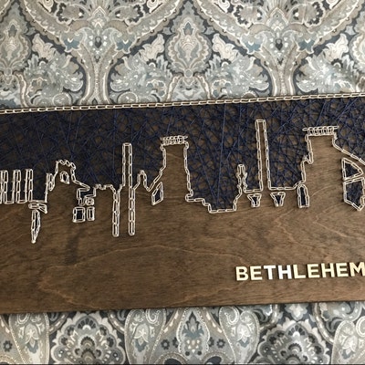Custom City Skyline String Art - Etsy