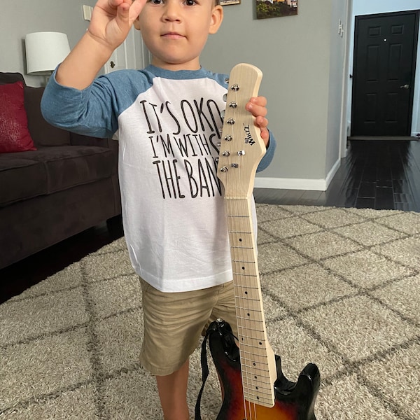 I'm With the Band Shirt - Cute Toddler Shirt - Rock Kids Shirt- Band ...
