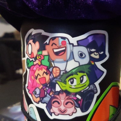 Teen Titans Go Sticker, Teen Titans Laptop Decal, Teen Titans, Titans ...