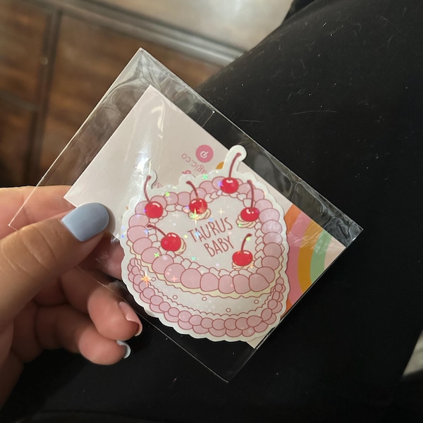 Zodiac Cakes Sticker for Phone Stickers Stickers for Girl Bow Journal ...