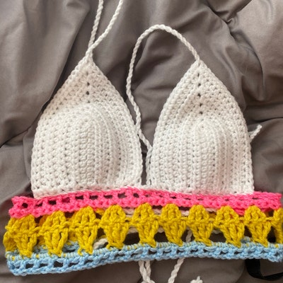 In Your Pride Colors Crochet Halter Top LGBT, Pansexual, Asexual ...