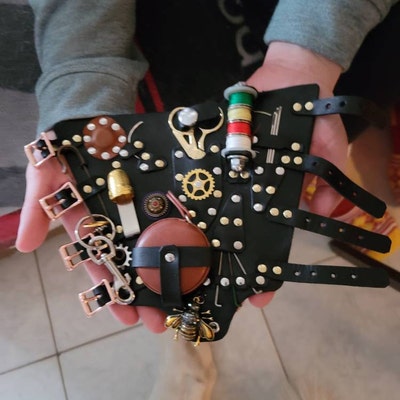 The Steamstress Tool Kit Wrist Bracer / Gauntlet Cuff. for Seamstress ...