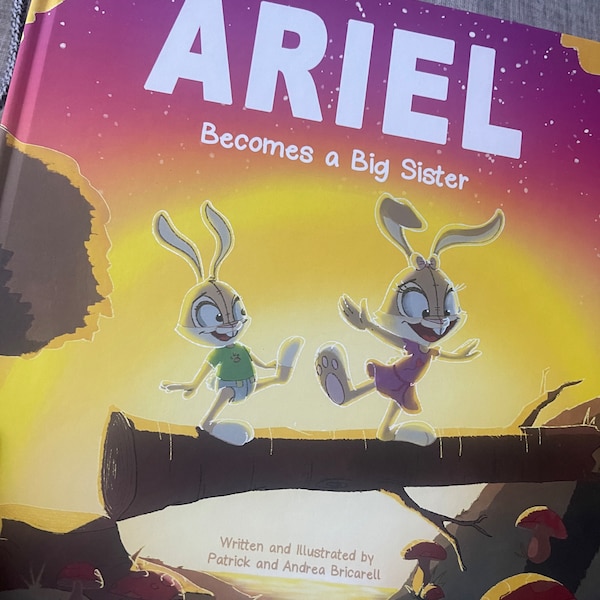 Personalized Big Sister Announcement Book | Big Sister Gift - Etsy