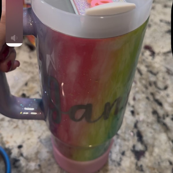 Solid Bright Yellow Customized Stanley Tumbler |yellow Hydrojug Tumbler ...