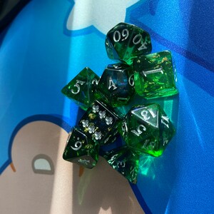 Shadowy Forest Dnd Dice Set, Polyhedral Dice, D&D Dice, Dungeons and ...