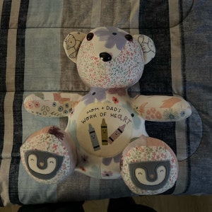 Keepsake Bear Out of Baby Clothes // Gift for Mom // Memory Bear ...