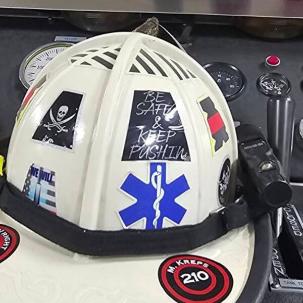 Bomberos Skull Firefighter Sticker - Etsy