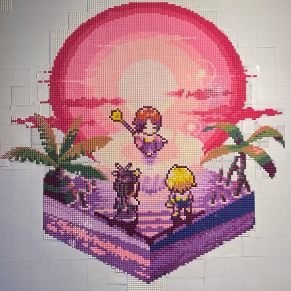 Final Fantasy Cross Stitch Pattern, Game Cross Stitch, Anime Cross ...