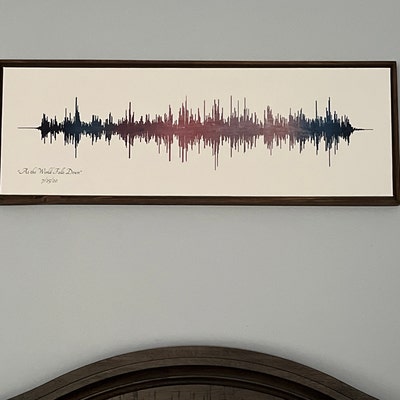 Audiologist Gift, Sound Wave Art Print, Audiology Gift, ENT Gifts, Ears ...