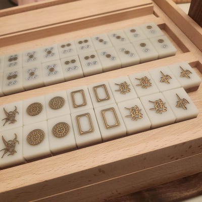 Luxury Mahjong Set, Premium Traditional Mahjong Set, Joker Tiles ...