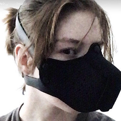 Gothic Leather Face Mask Pattern Leather Face Mask Halloween Party - Etsy