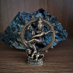 Small Minature Shiva Statue - Thailand Brass Dancing Shiva Statue as ...