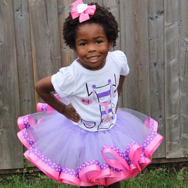 Doc Tutu Set - Toy Doctor Tutu Set - Birthday Outfit - Doc Birthday ...