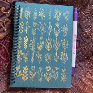 Gold Heart Journal Cute Spiral Notebook College Student Gift - Etsy