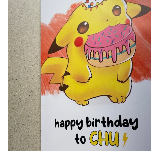 PRINTABLE Mochi Psyduck Birthday Card Instant Download Printable Card ...