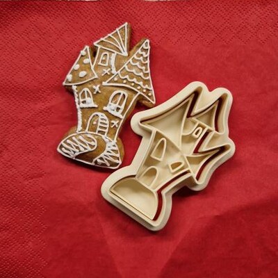 Gingerbread House Cookie Cutter Set - Etsy