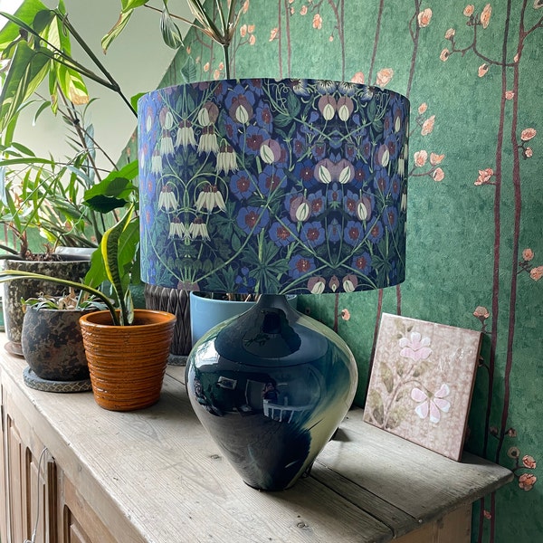 Lampshade for a Floor and Pendant Lamp, Forest Theme, Woodland Style ...