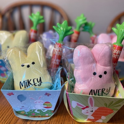 Easter Bunny Candy Dispenser, Easter Egg Candy Dispenser, Personalized ...