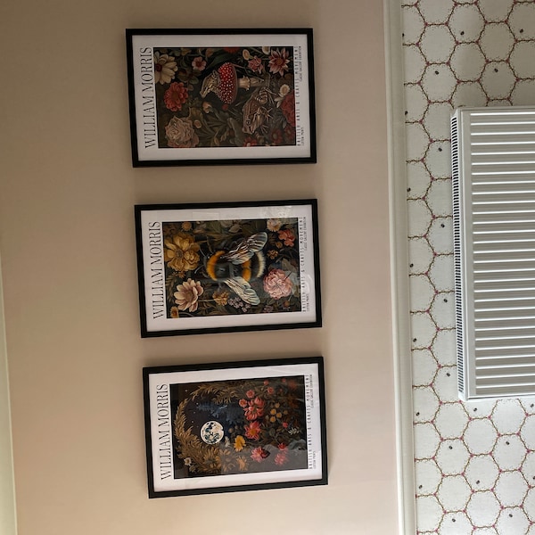 William Morris Style Bumble Bee Print - Cotton Prints Exhibition ...