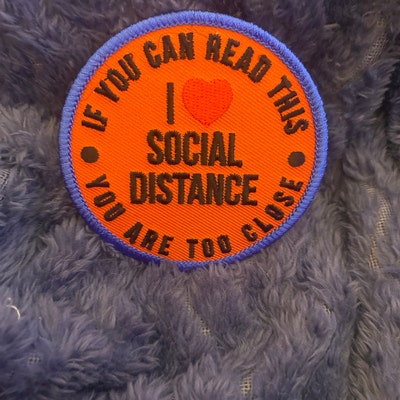 NEW Arrival i Love Social Distance Patches for - Etsy
