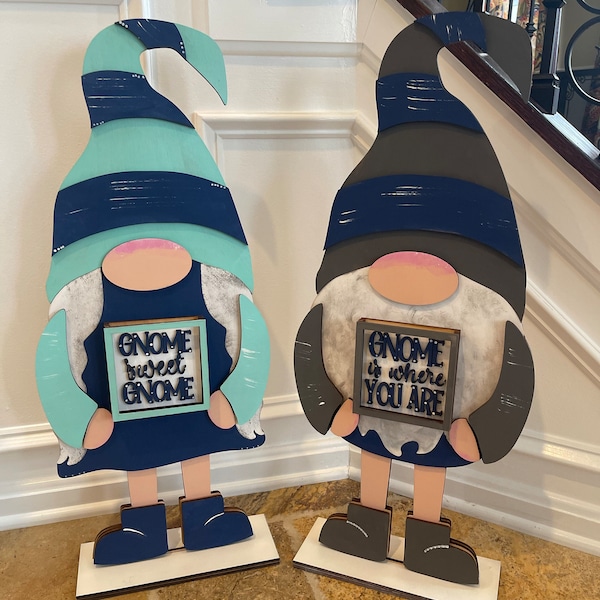 Tall Girl Interchangeable Porch Leaning Sign Gnome File SVG, Glowforge ...