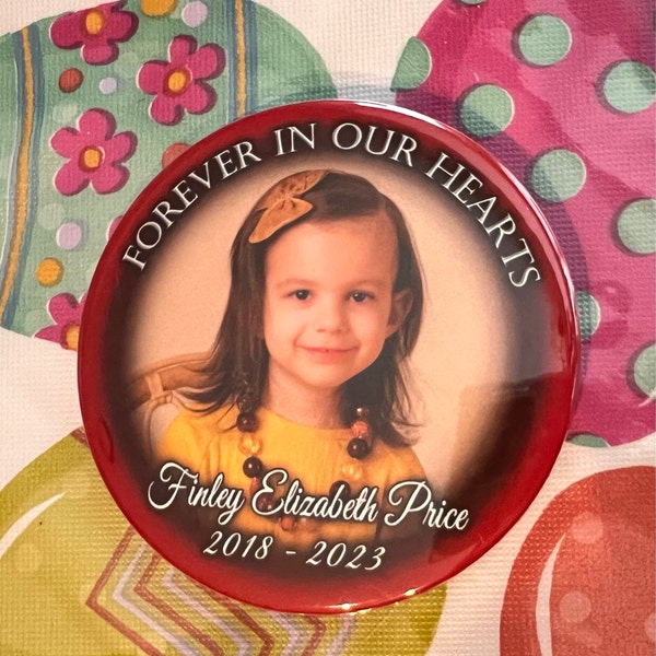 Custom Photo Graduation Button Pins or Magnets Keepsake 2024 Graduation ...