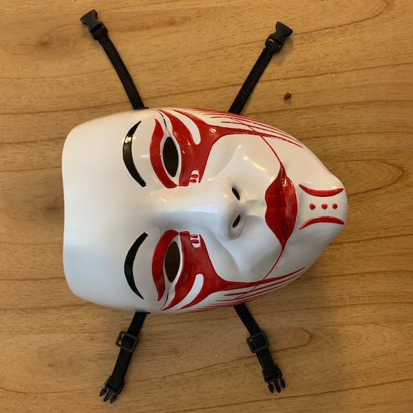 Geisha Japanese Carnival Mask - Etsy