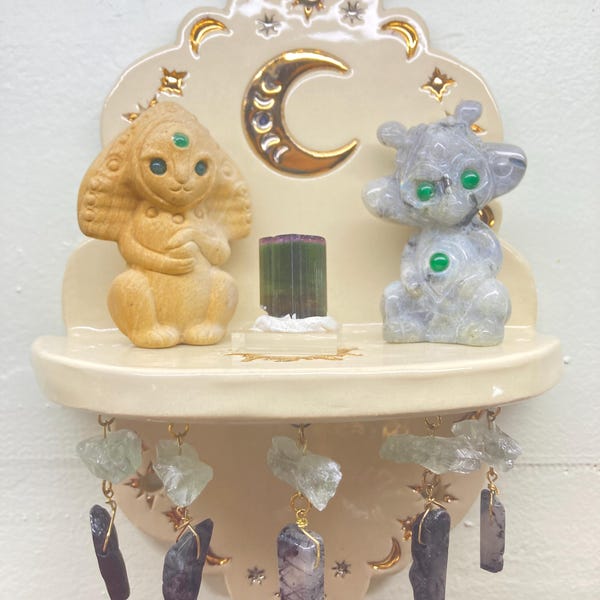 Celestial Moon Altar Witch Altar Hanging Altar Sacred Space seconds ...