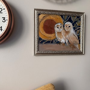 Eclectic Picture Frames Colorful Ridges Funky Decor Vintage Lime Green ...