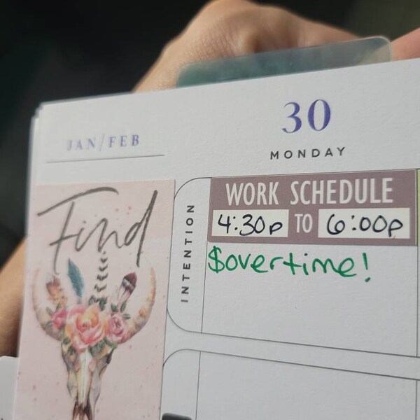 Planner Stickers Work Schedule Stickers - Etsy