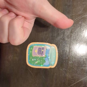 Prismo's Artisanal Pickles Glitter Sticker Sparkly, Holographic, Water ...