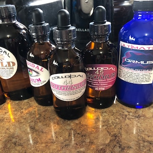 Pure Colloidal Gold 60PPM Not a Ruby Red - Etsy