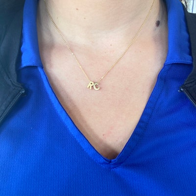 Iro Name Necklace N5 Personalized Necklace, Letter Necklace, Initial ...