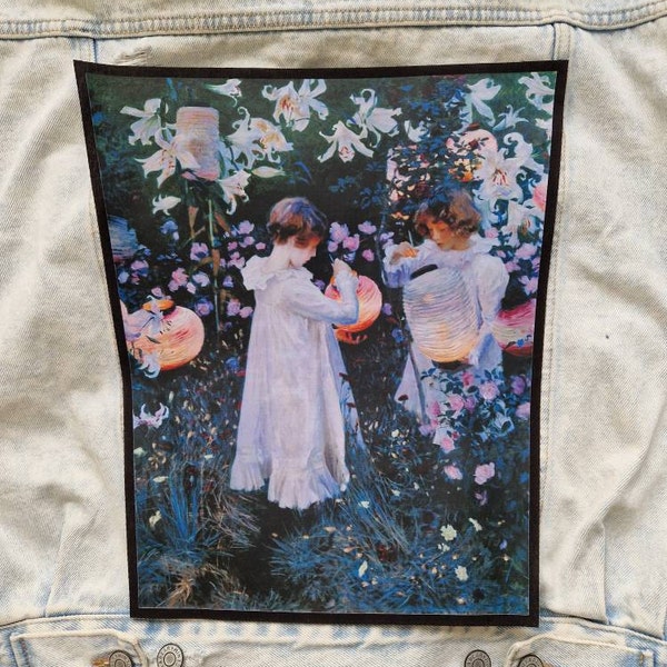 Retro Alien Astronauts Canvas Backpatch for Jacket, Vest & Flannel ...