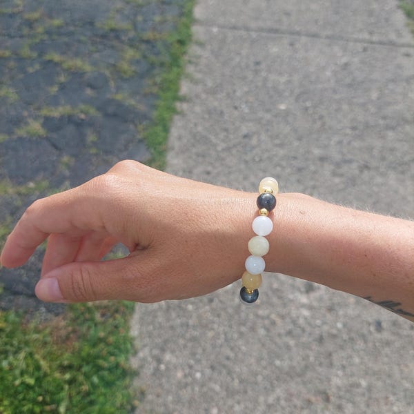 Lute Hazbin Hotel Real Crystal Bead Bracelet - Etsy