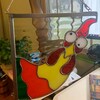 Chicken Suncatcher Handmade Window Decoration Stained Glass Country ...