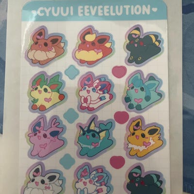 Cute Stationary Sticker Sheet - Etsy