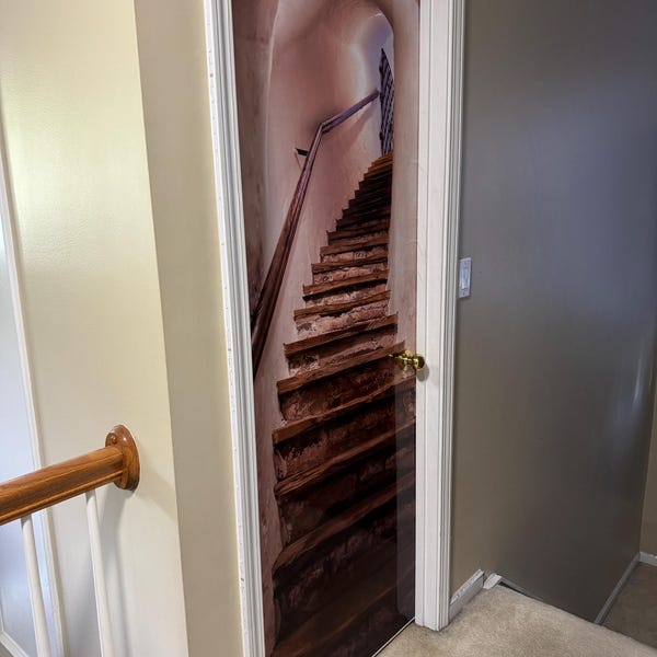 Sci-fi Door, Star Ship, Spaceship Mural for Door, Wall, Fridge, Sticker ...