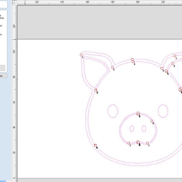 Pig Face SVG, Pig Cut File, Cute Pig Outline Dxf, Animal Face Clipart ...