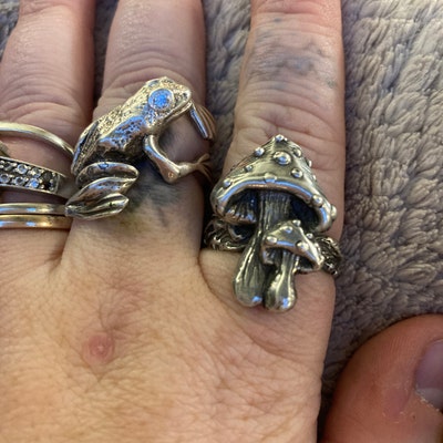 Crying Moon Necklace, Sad Mr Moon Sterling Silver Pendant. Celestial ...