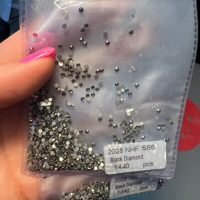 GLASS CHOOSE Size and Color Flatback Nonhotfix Rhinestones Crystals SS6 ...